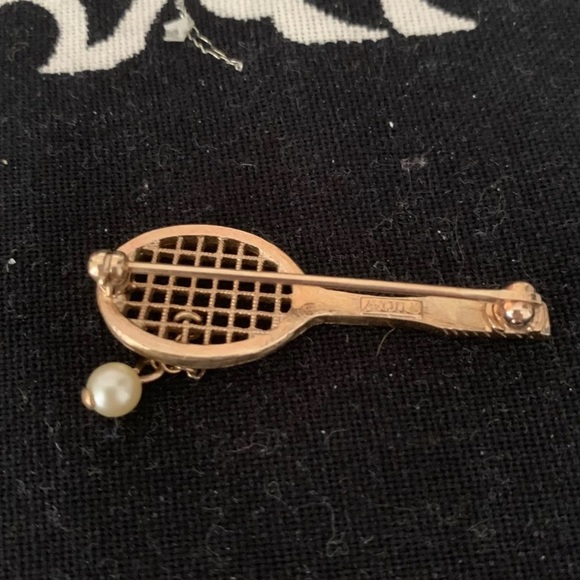 Avon | Jewelry | Vintage Avon Tennis Racket Pin | Poshmark